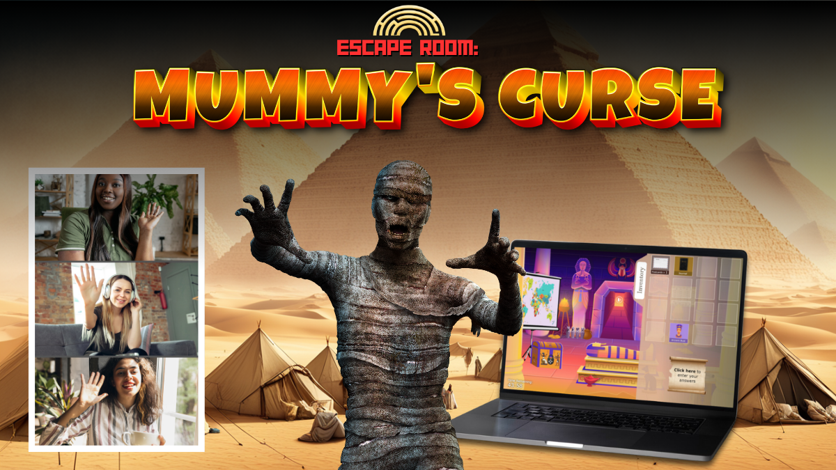 Virtual Escape Room: Mummy's Curse | Irving Team Building